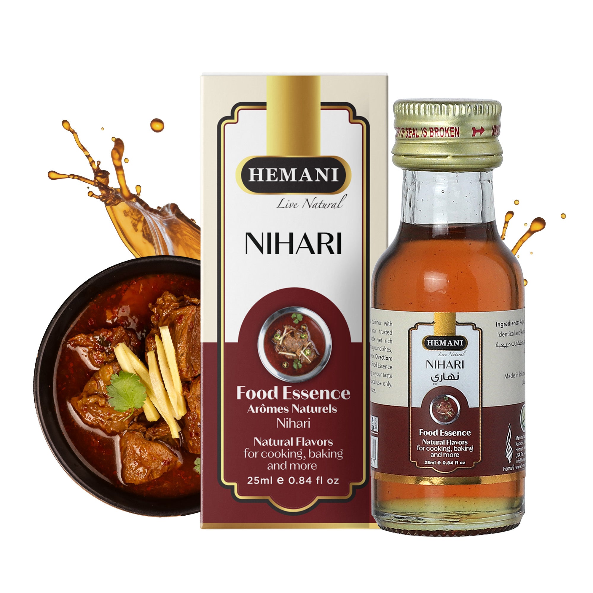 Hemani Nihari Food Essence 25 ml- Halal, Natural, and Concentrated Nih